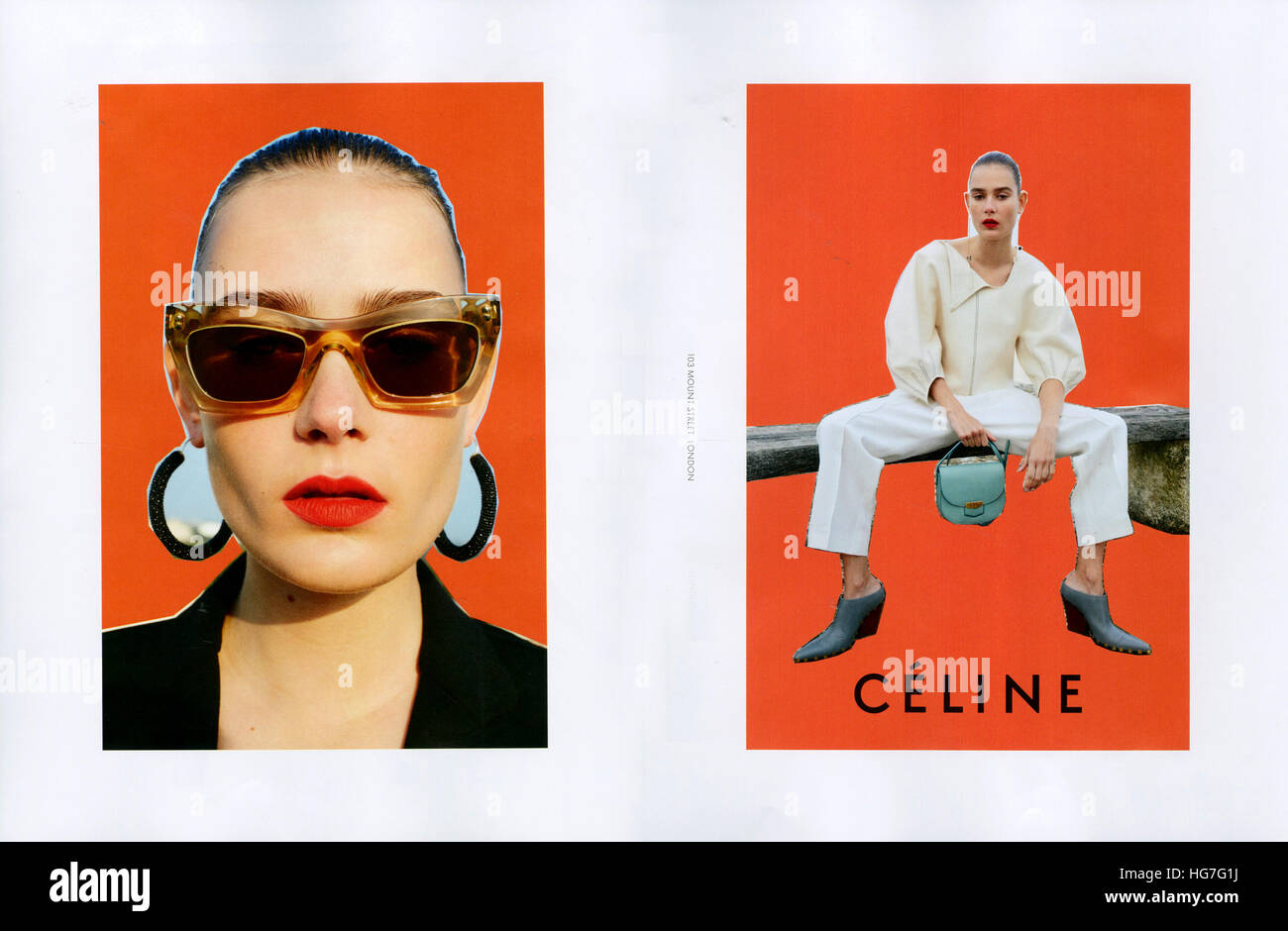 2010s UK Celine Magazine Advert Stock Photo - Alamy