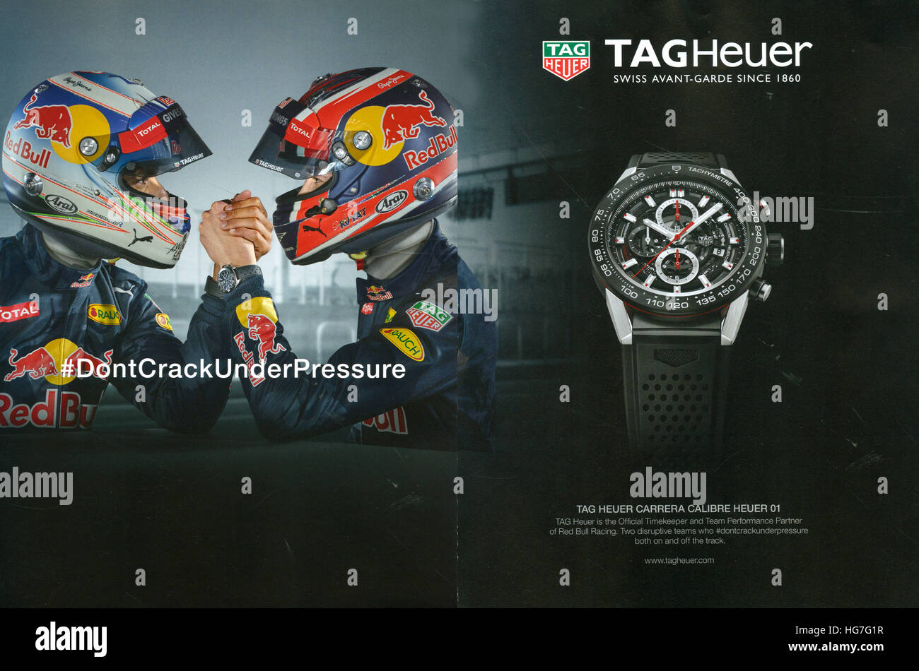 2010s UK Tag Heuer Magazine Advert Stock Photo - Alamy