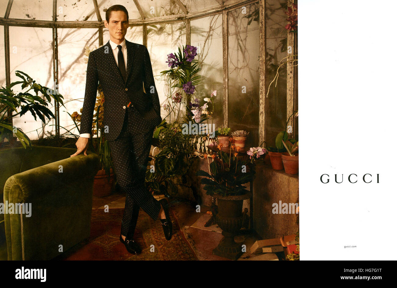 2010s UK Gucci Magazine Advert Stock Photo - Alamy