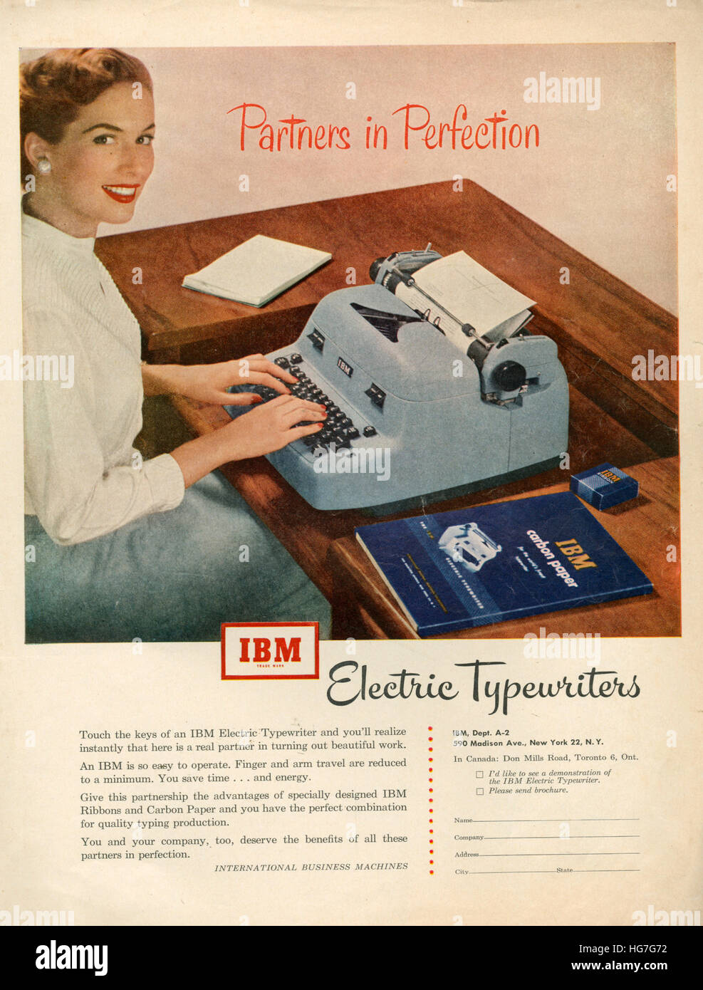 Secretaries Advert High Resolution Stock Photography and Images - Alamy