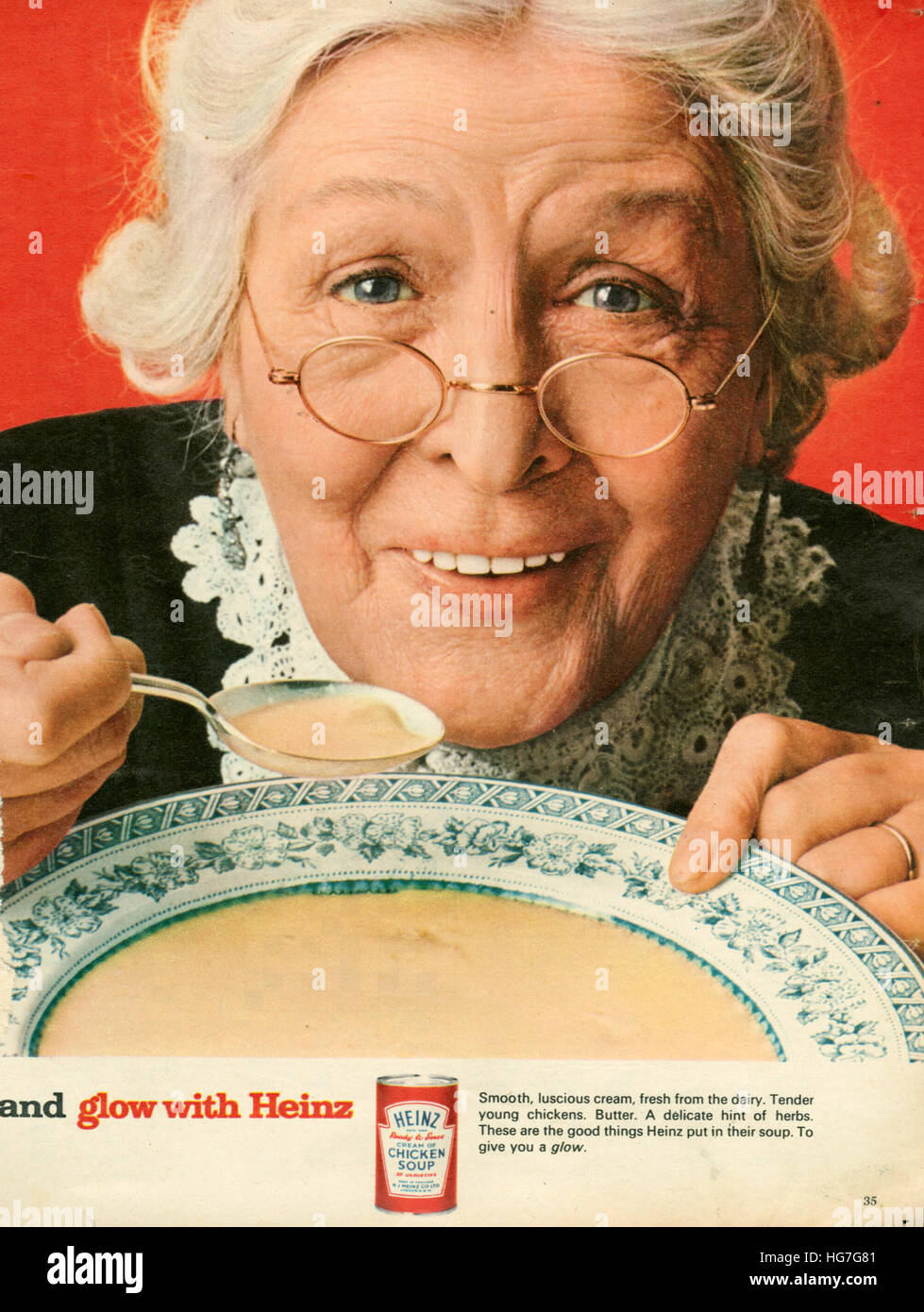 Heinz soup advert hi-res stock photography and images - Alamy