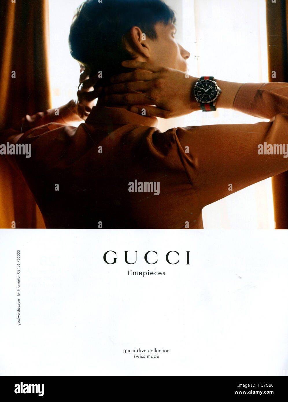 2010s UK Gucci Magazine Advert Stock Photo - Alamy