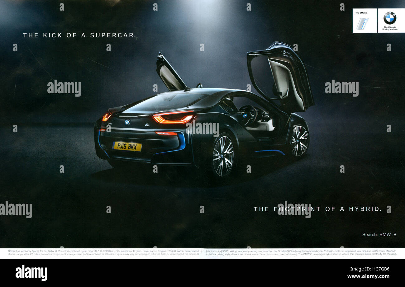 2010s UK BMW Magazine Advert Stock Photo - Alamy