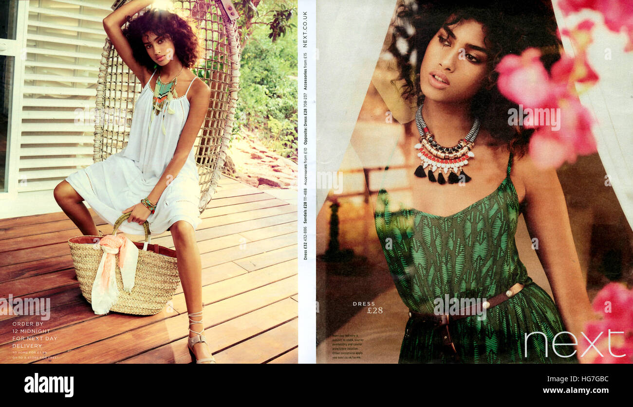 2010s UK Next Magazine Advert Stock Photo - Alamy