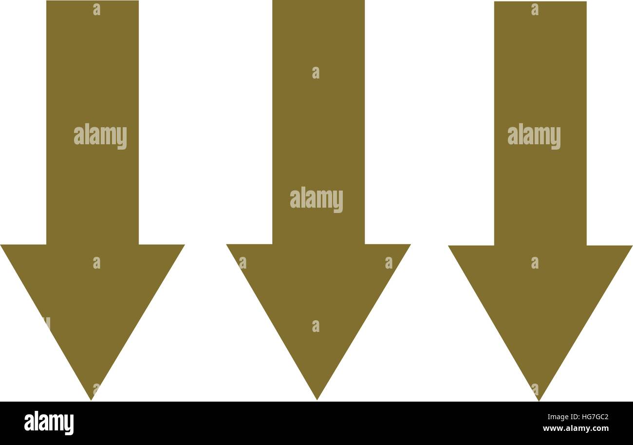 Three down Stock Vector Images - Alamy