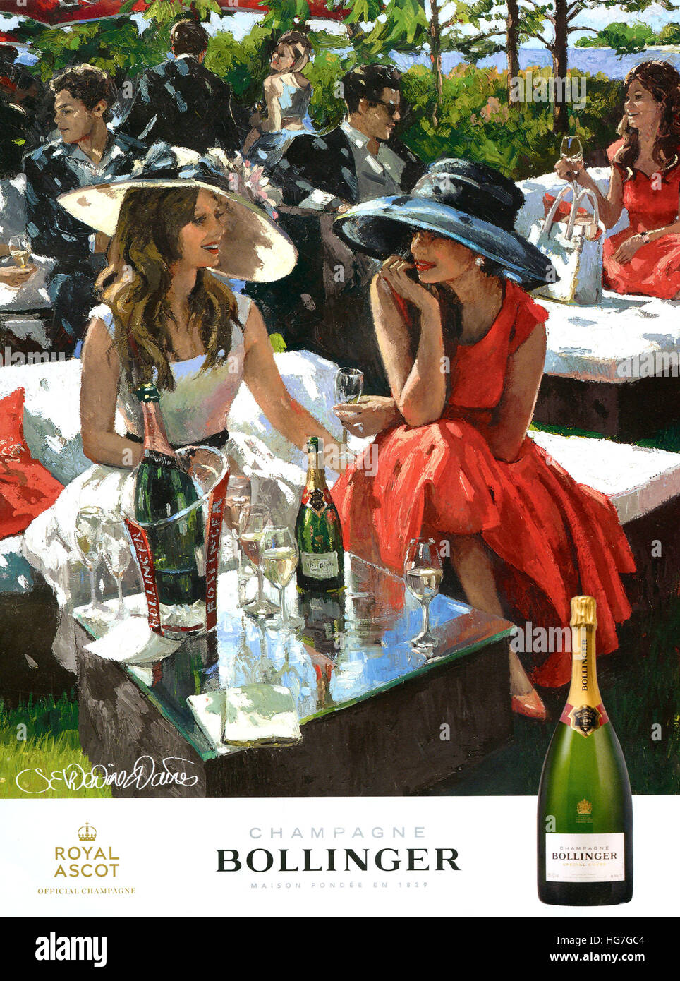 2010s UK Bollinger Magazine Advert Stock Photo - Alamy