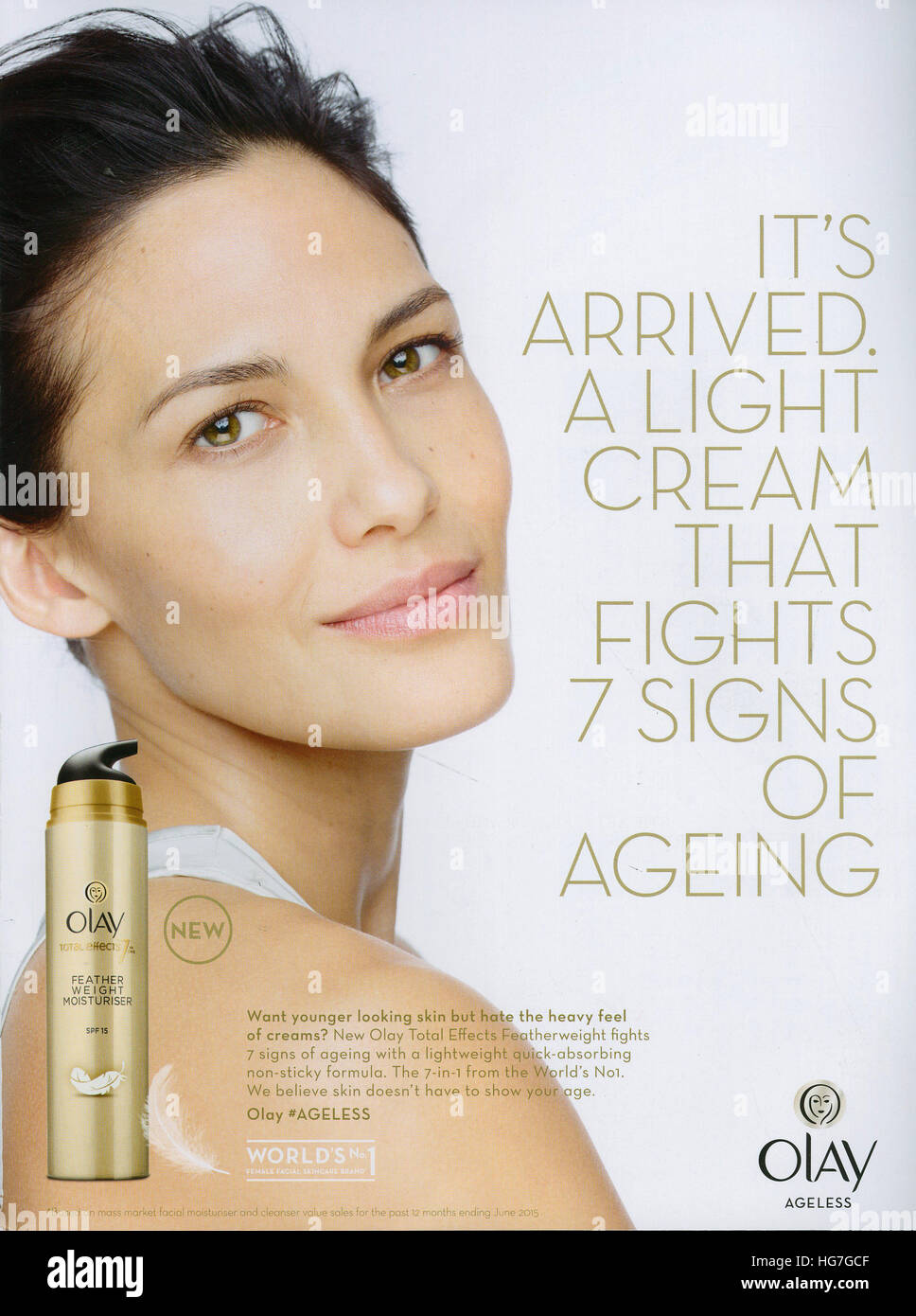 2010s UK Olay Magazine Advert Stock Photo - Alamy