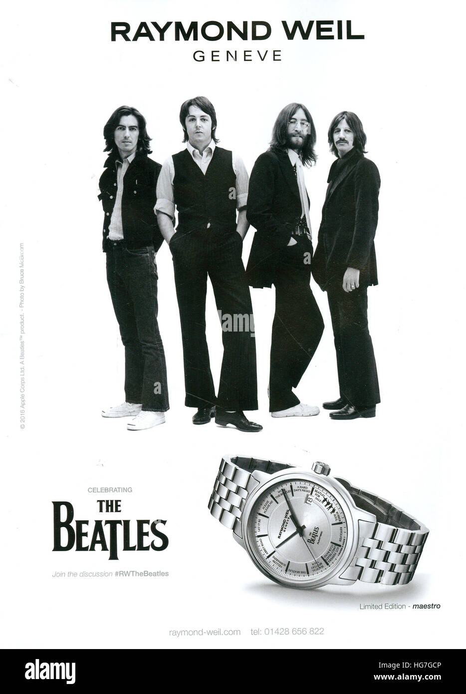 2010s UK Raymond Weil Magazine Advert Stock Photo - Alamy