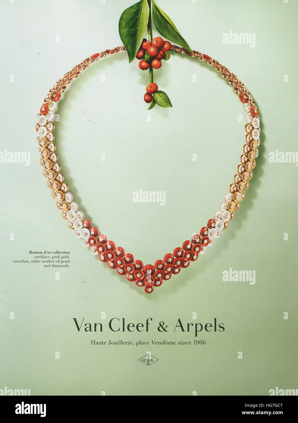 2010s UK Van Cleef & Arpels Magazine Advert Stock Photo - Alamy