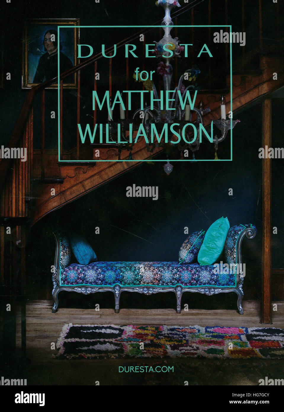 2010s UK Duresta Magazine Advert Stock Photo - Alamy