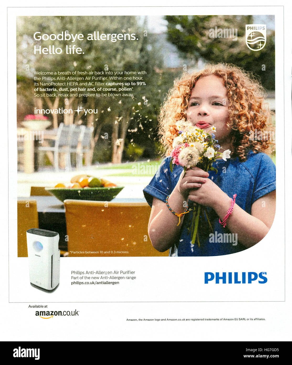 2010s UK Philips Magazine Advert Stock Photo - Alamy
