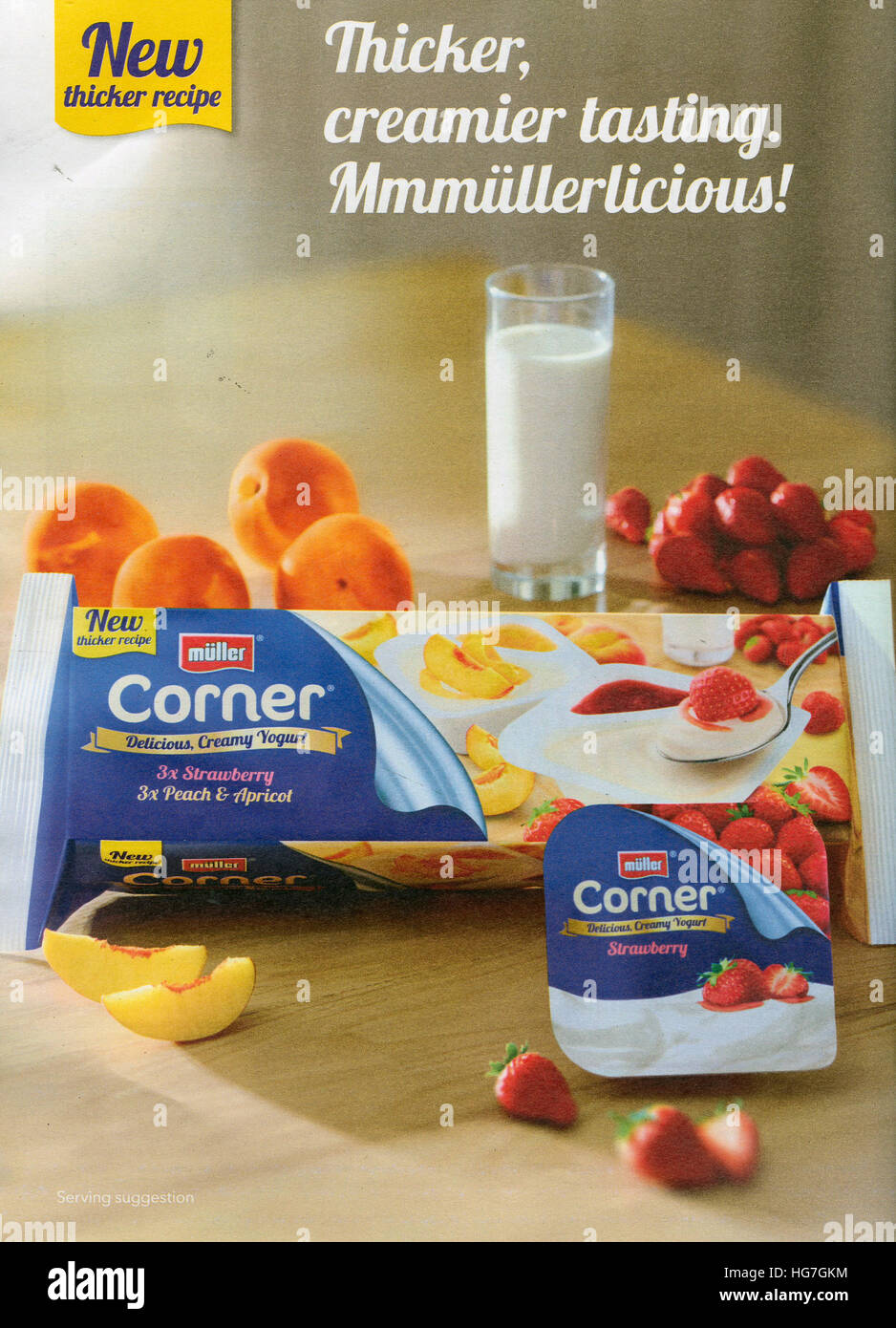 2010s UK Muller Magazine Advert Stock Photo - Alamy