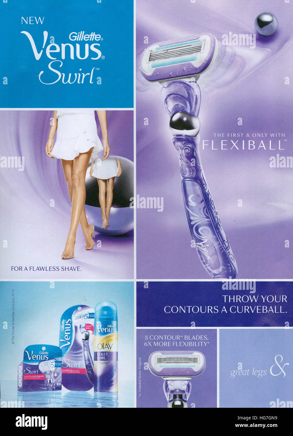 Gillette Advert High Resolution Stock Photography and Images - Alamy