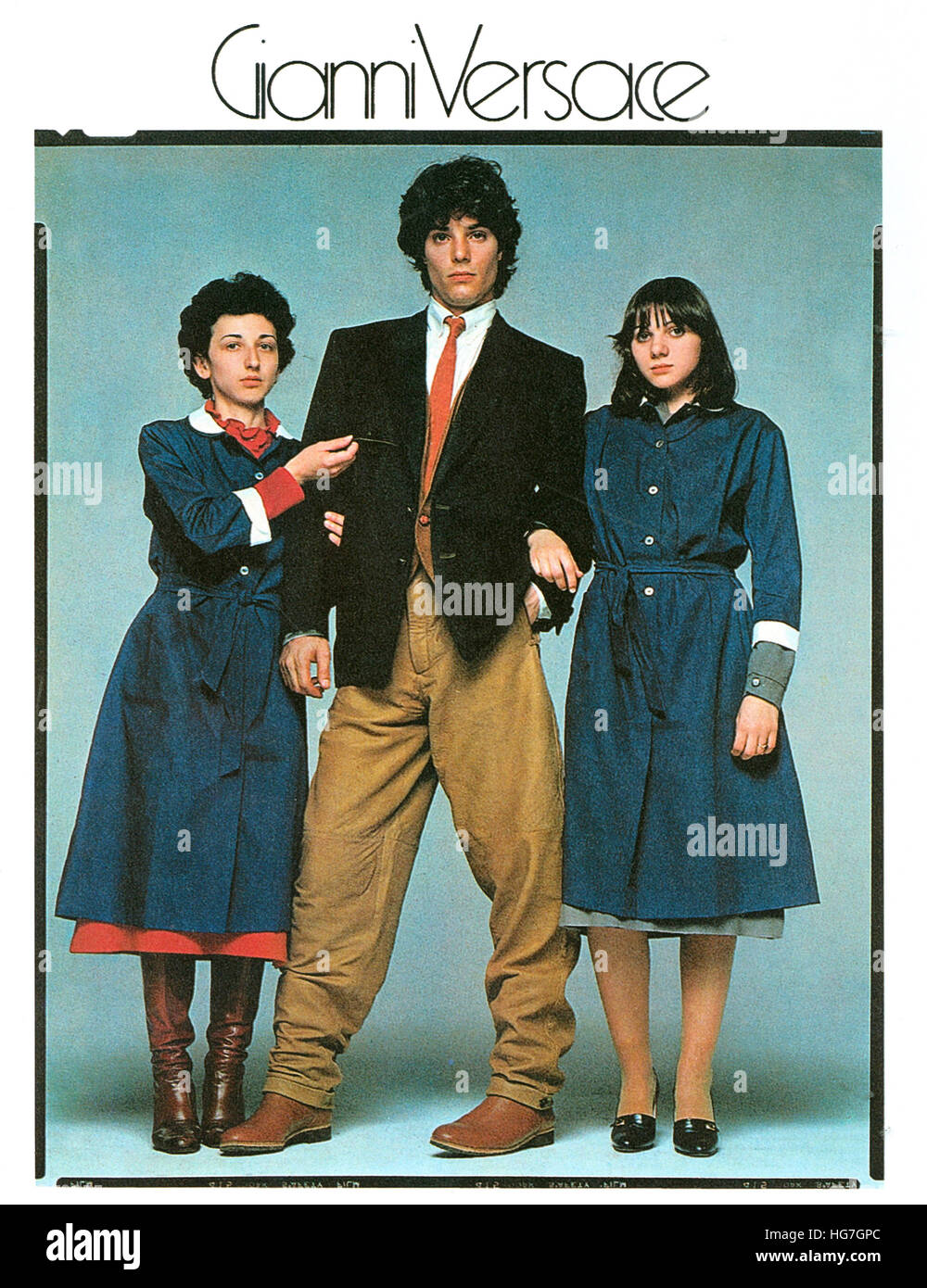 1980s USA Versace Magazine Advert Stock Photo - Alamy