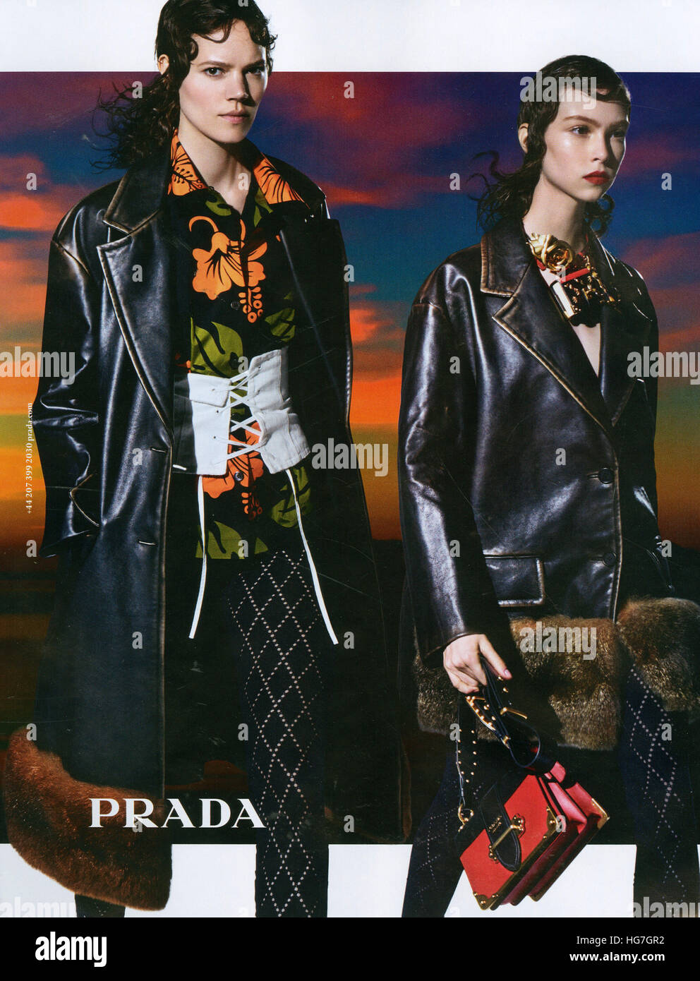 2010s UK Prada Magazine Advert Stock Photo - Alamy