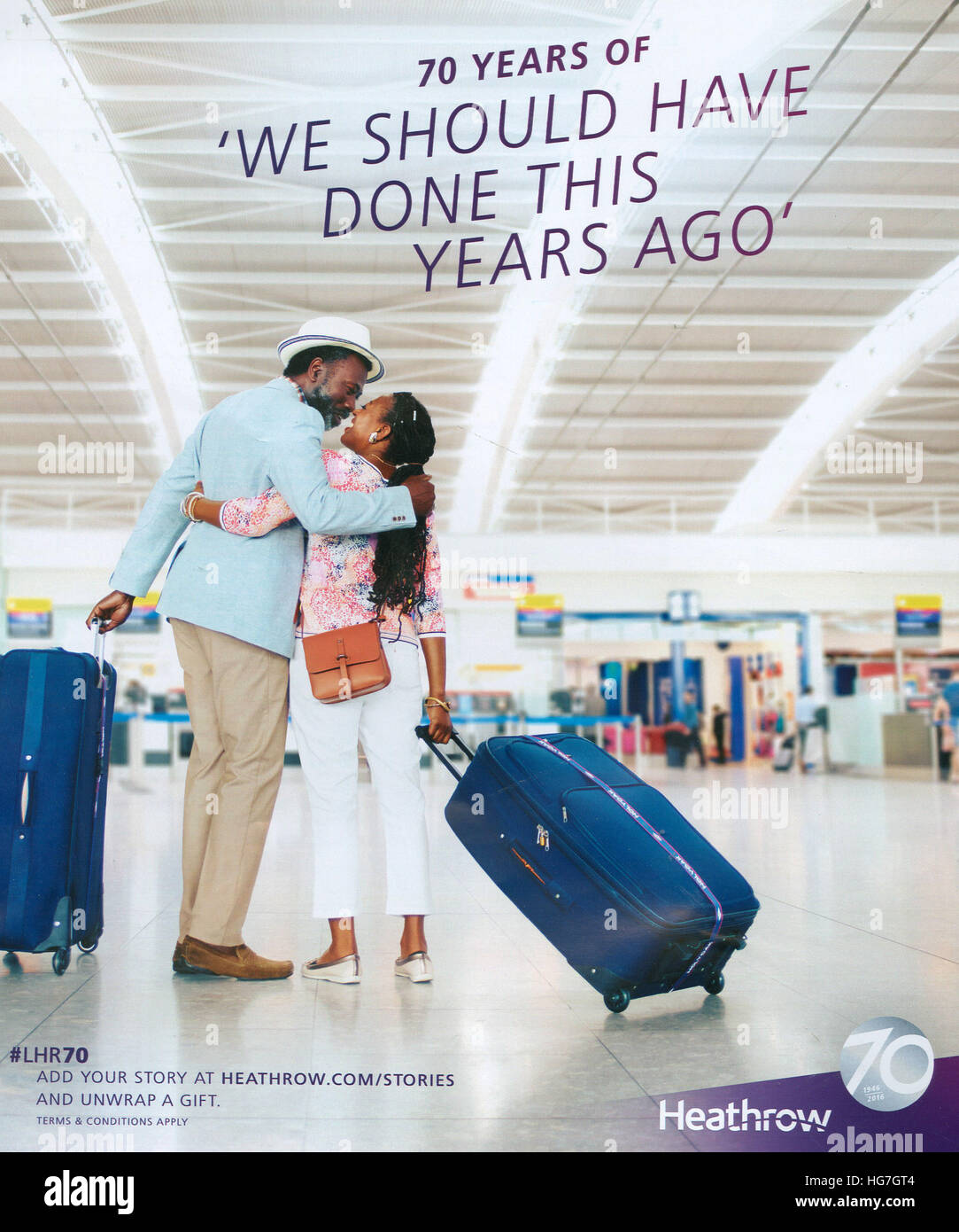 2010s UK Heathrow Magazine Advert Stock Photo - Alamy