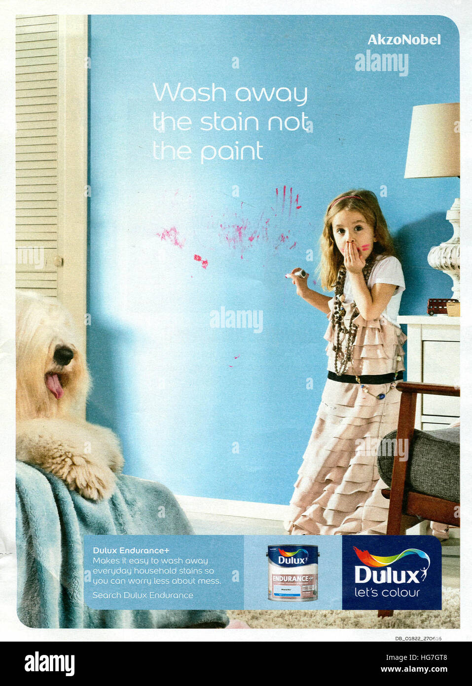 2010s UK Dulux Magazine Advert Stock Photo - Alamy