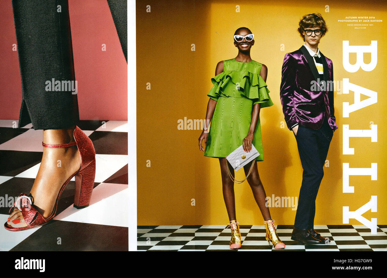 2010s UK Bally Magazine Advert Stock Photo - Alamy
