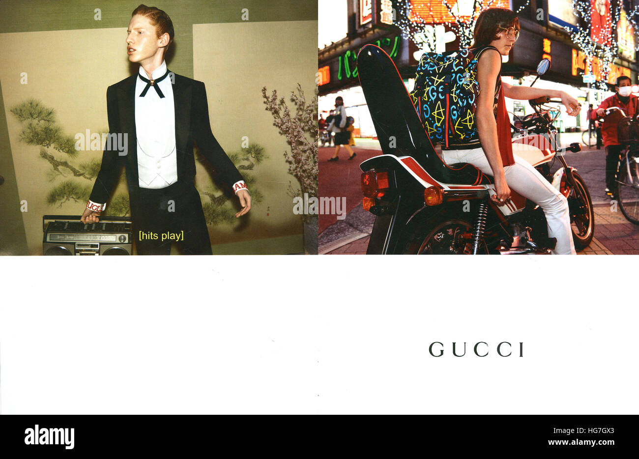 2010s Uk Gucci Magazine Advert High Resolution Stock Photography and ...