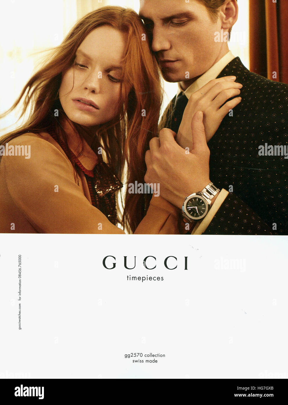 2010s UK Gucci Magazine Advert Stock Photo - Alamy