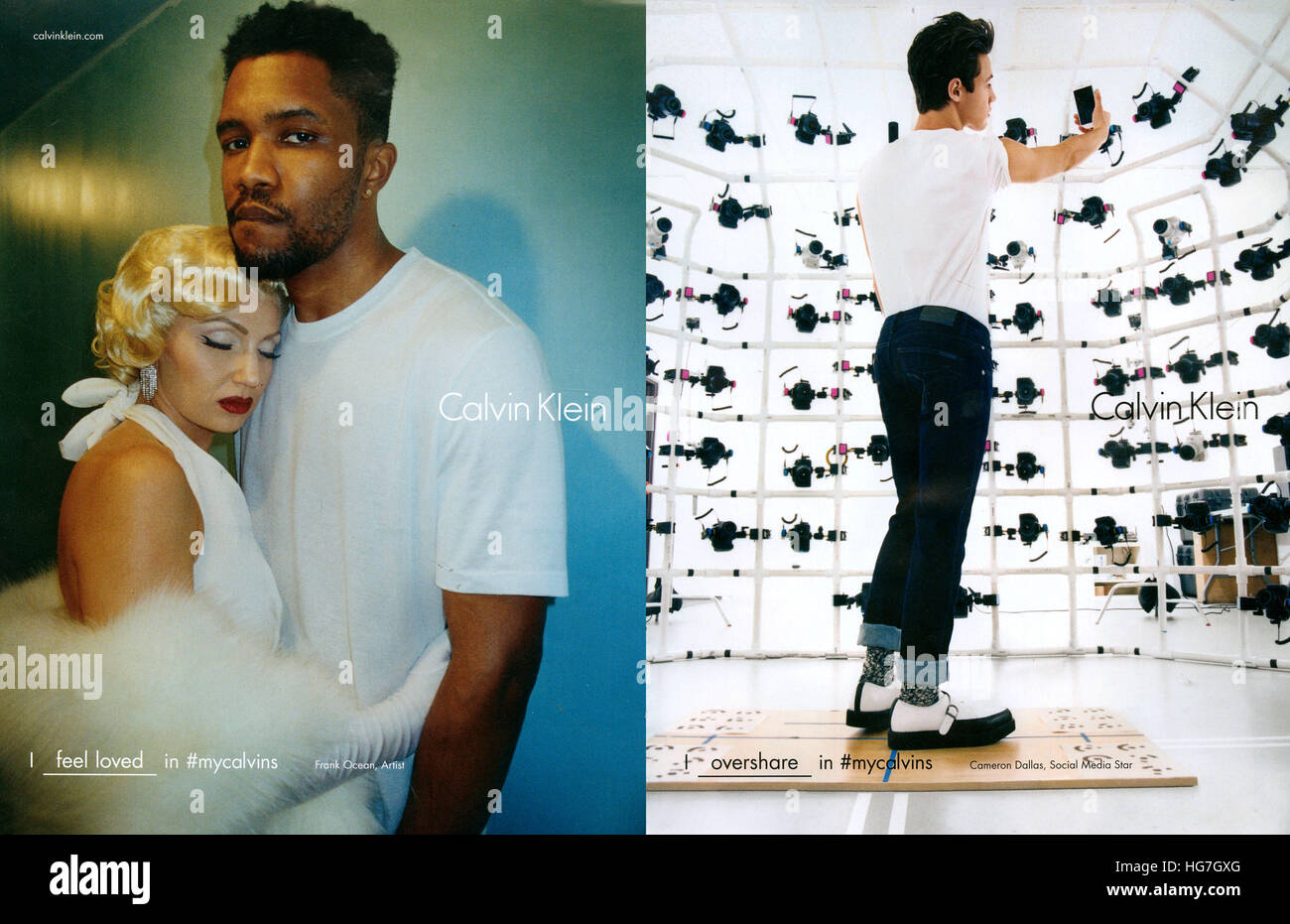 2010s UK Calvin Klein Magazine Advert Stock Photo - Alamy