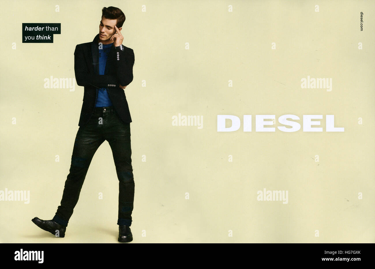 2010s UK Diesel Magazine Advert Stock Photo - Alamy