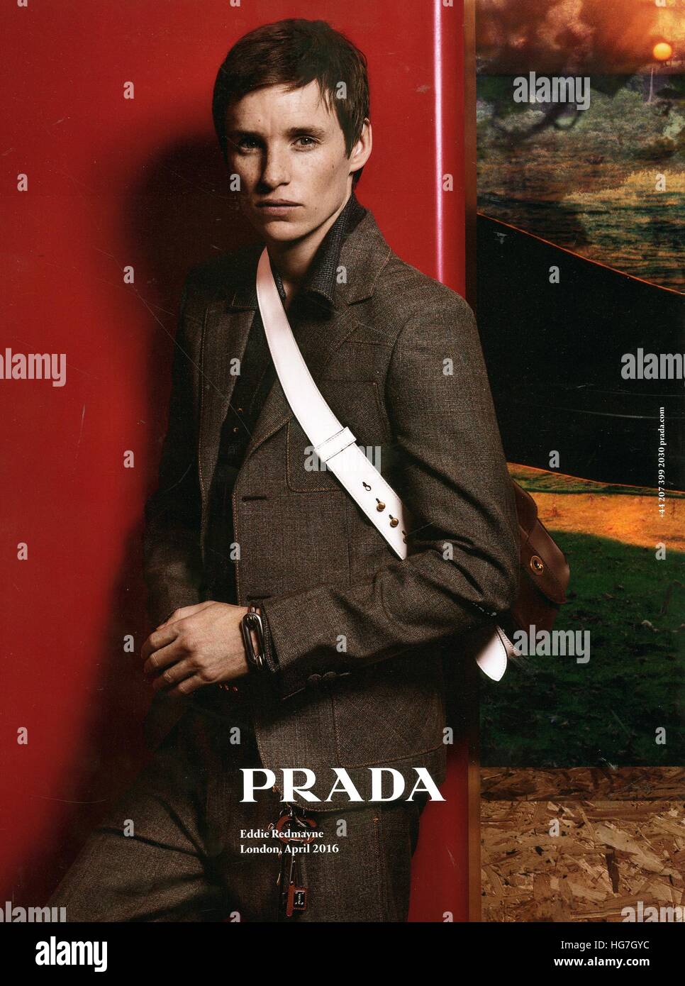 2010s UK Prada Magazine Advert Stock Photo - Alamy