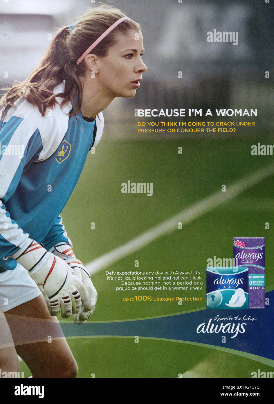 2010s UK Always Magazine Advert Stock Photo - Alamy