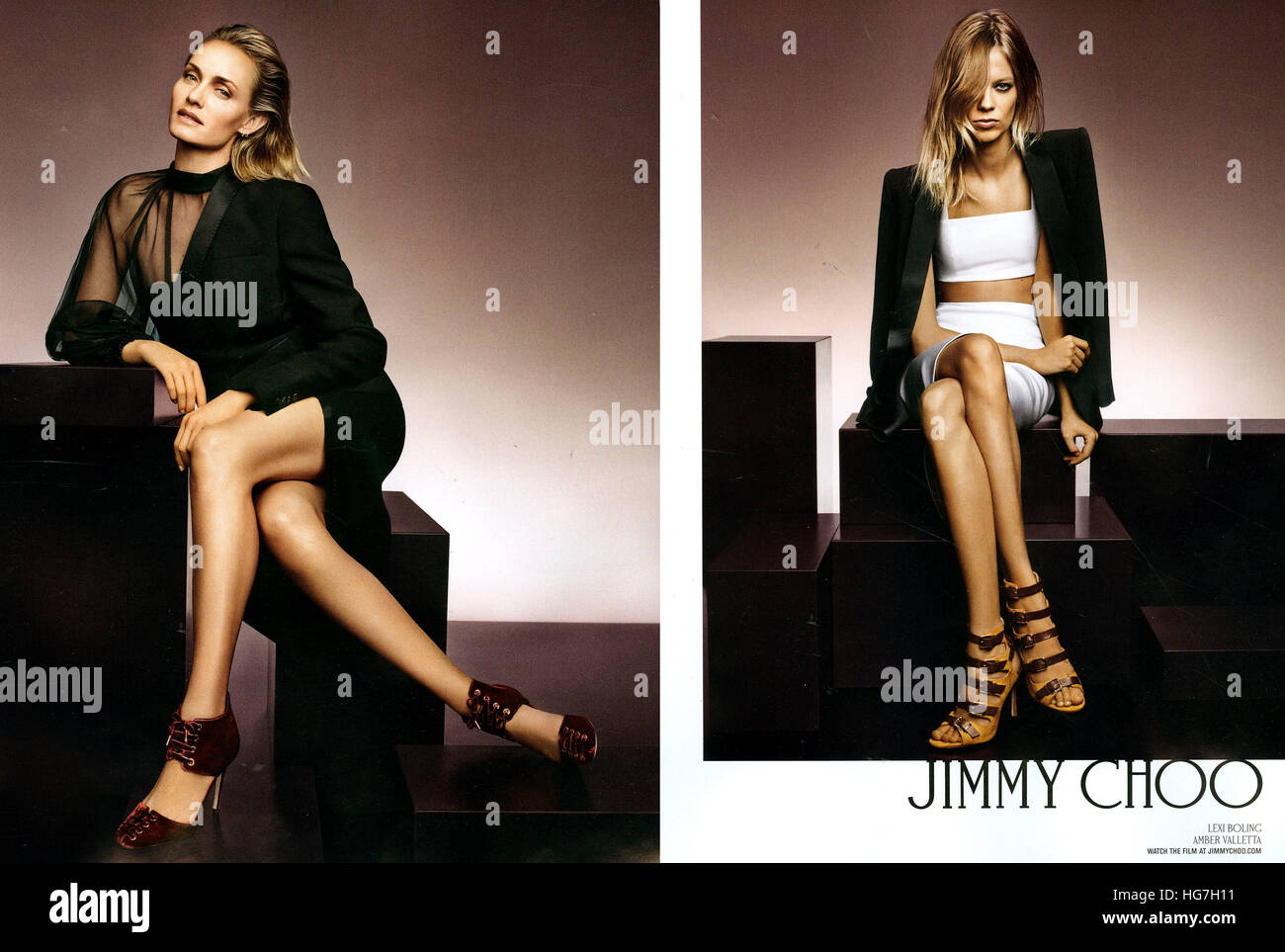 Jimmy choo advert hi-res stock photography and images - Alamy