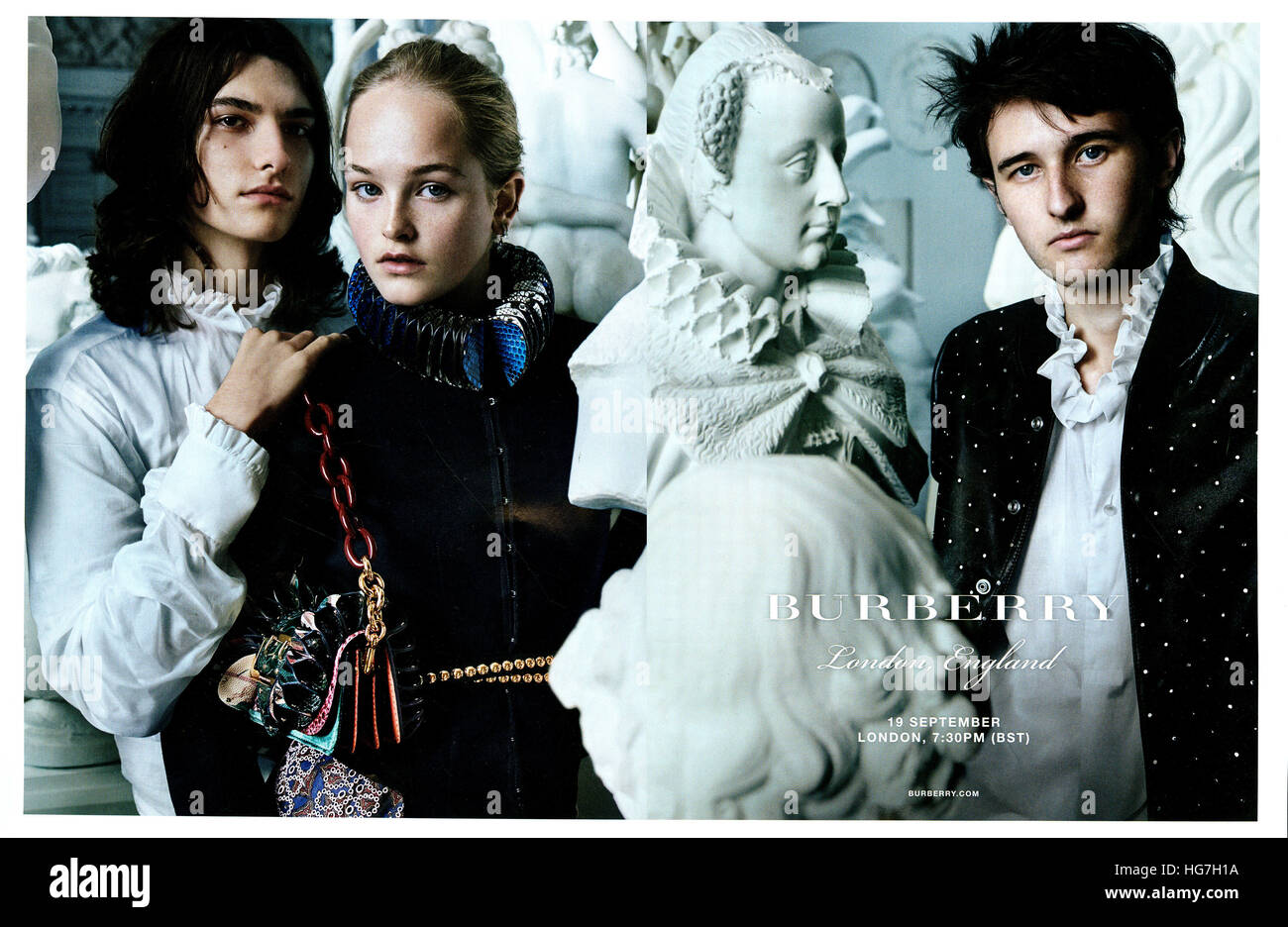 2010s UK Burberry Magazine Advert Stock Photo - Alamy