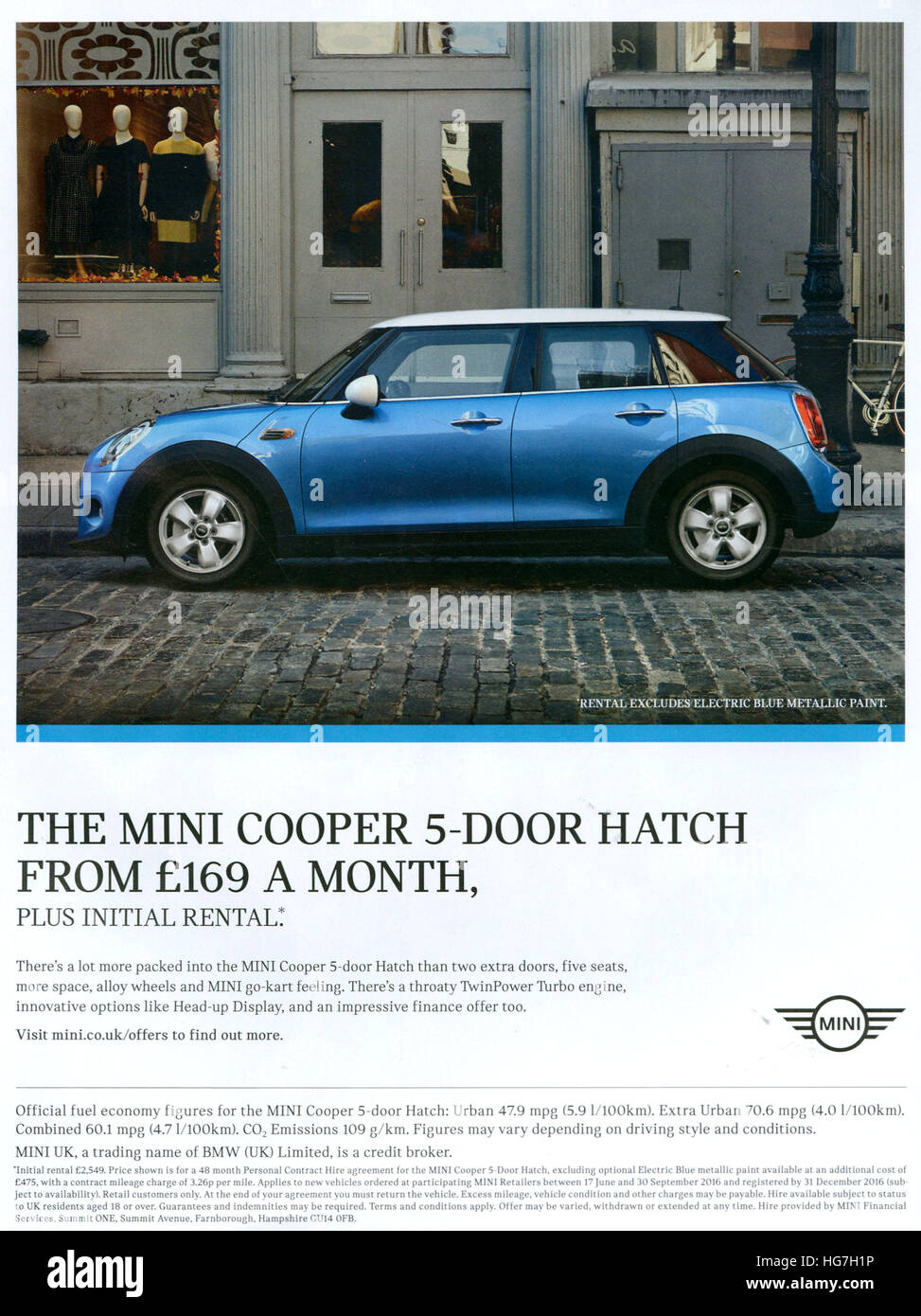 2010s UK Mini Magazine Advert Stock Photo - Alamy