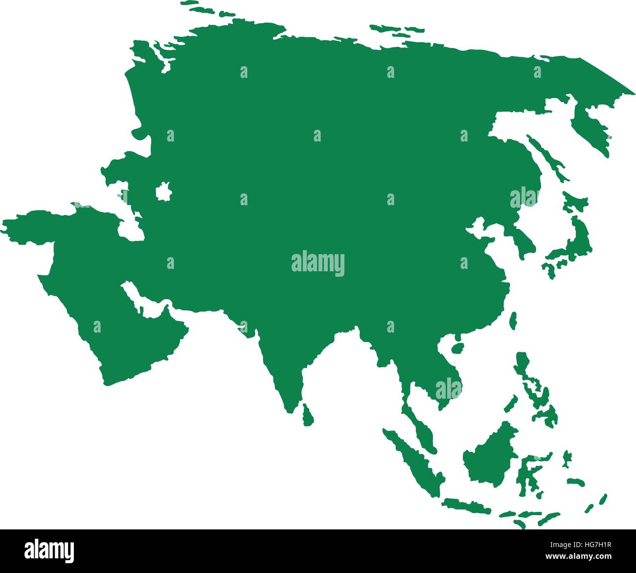 Asia map Stock Vector Images - Alamy