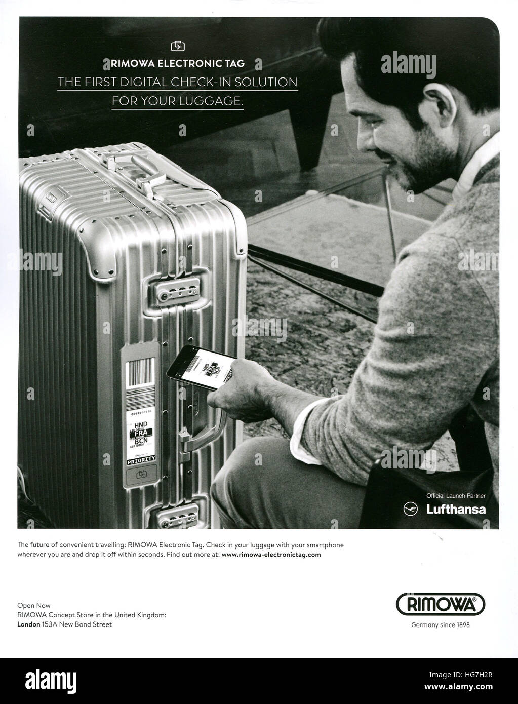2010s UK Rimowa Magazine Advert Stock Photo - Alamy