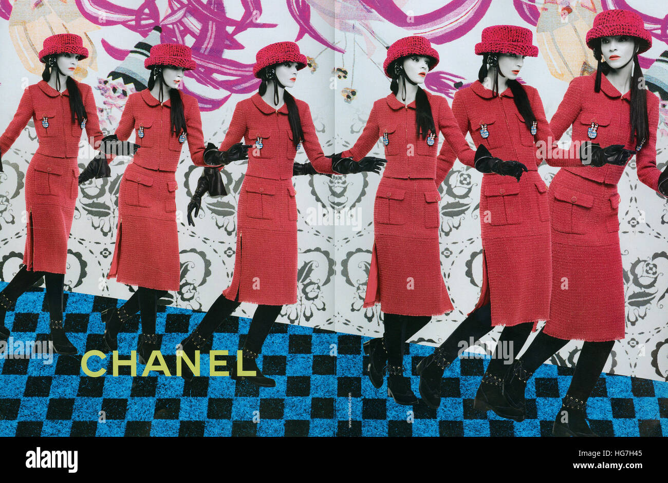 2010s UK Chanel Magazine Advert Stock Photo - Alamy