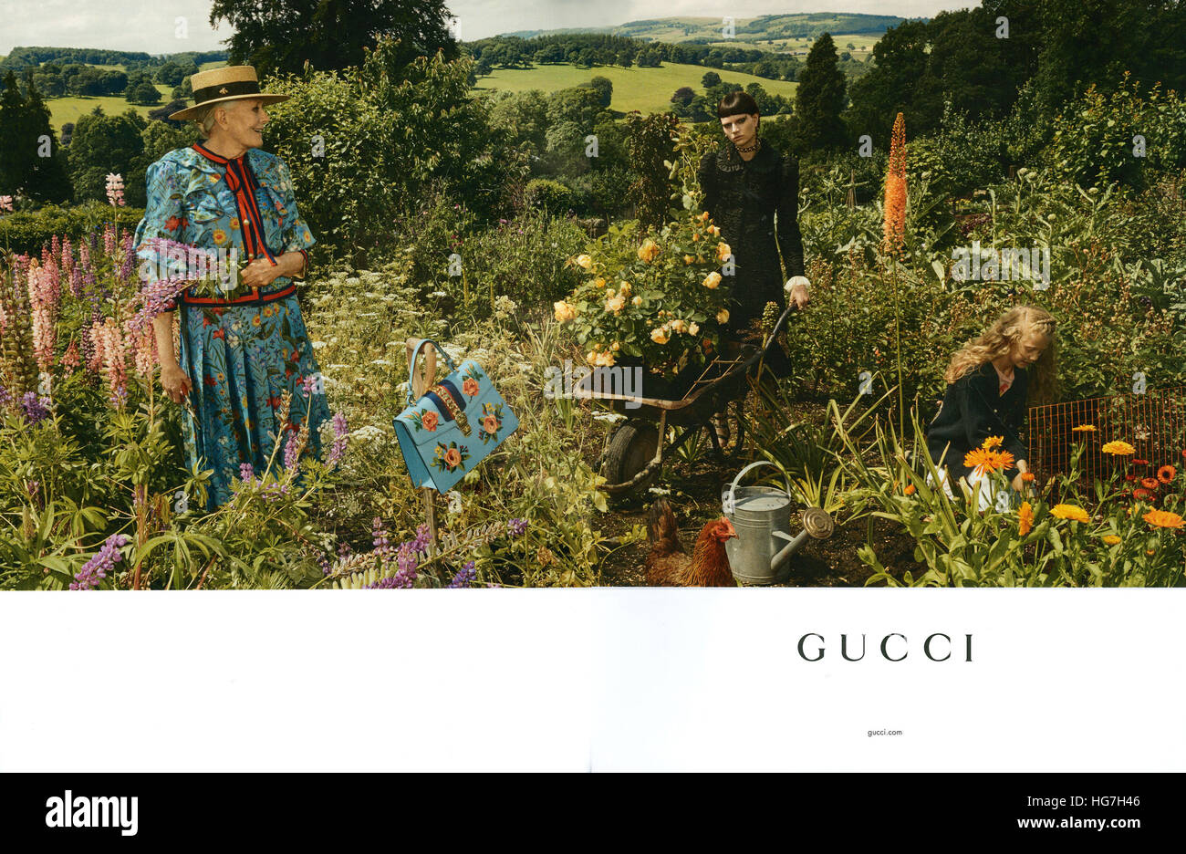 2010s Uk Gucci Magazine Advert High Resolution Stock Photography and ...