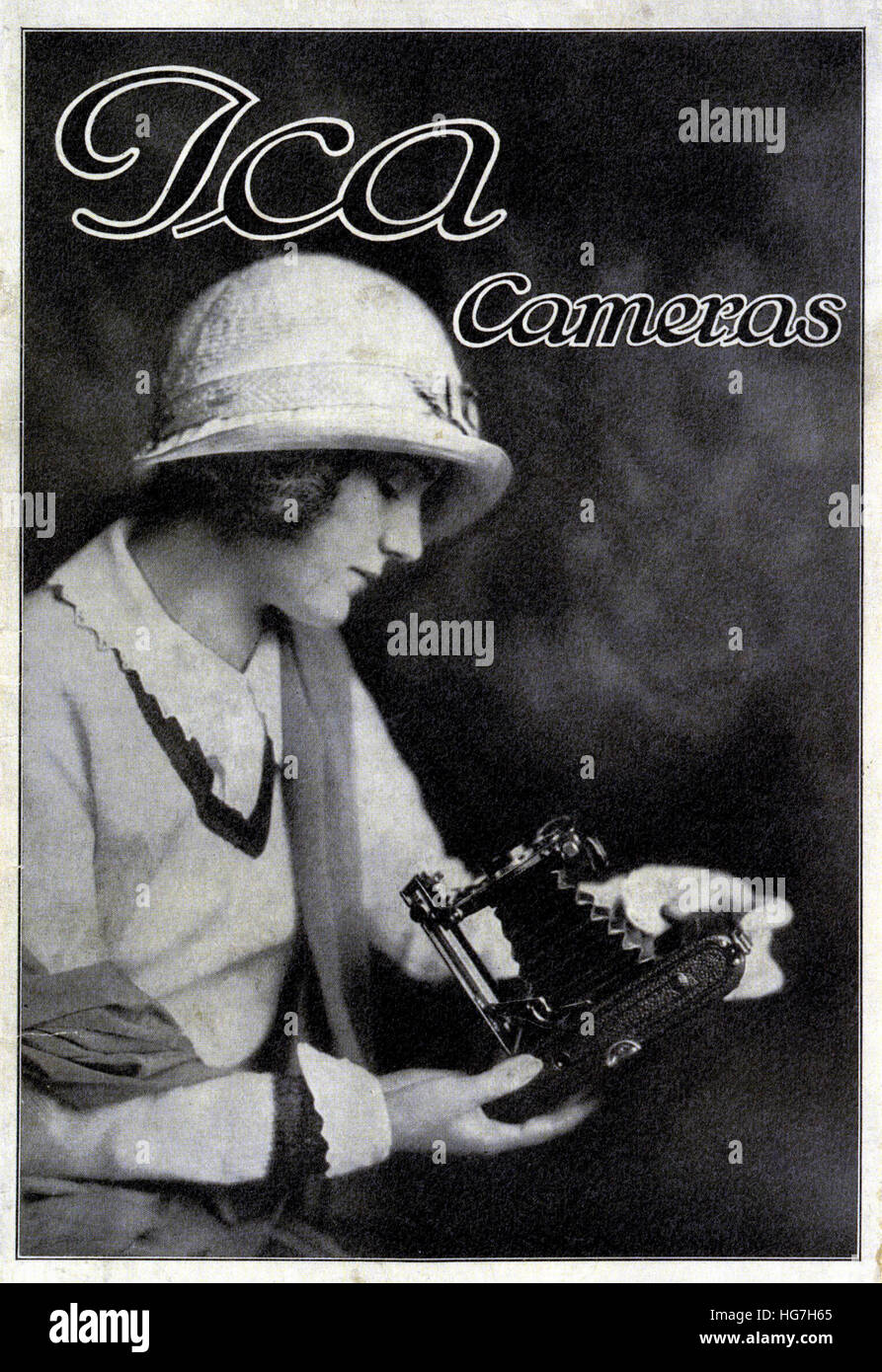 1920s USA ICA Cameras Catalogue Cover Stock Photo - Alamy
