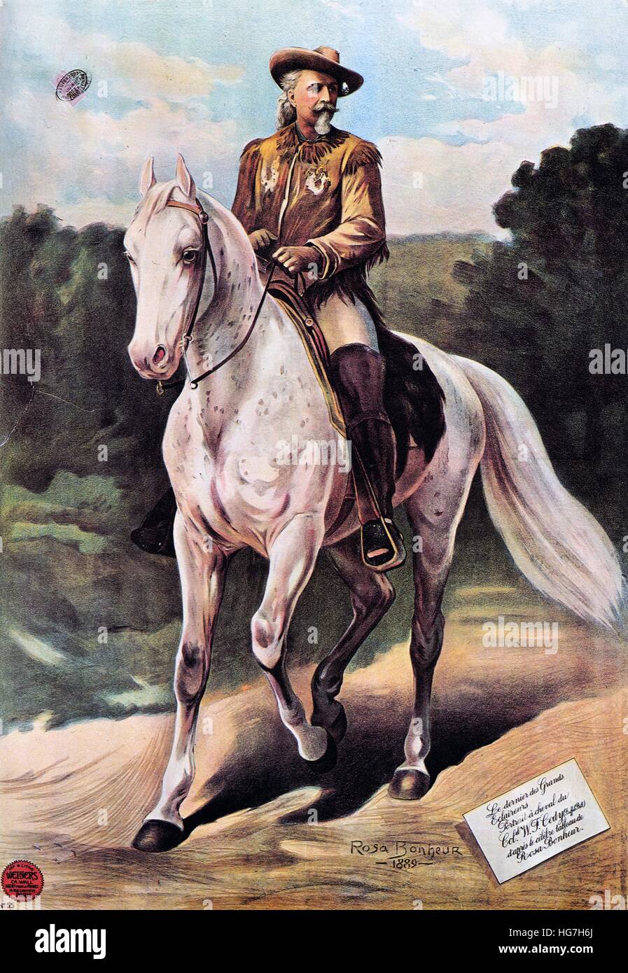 1900s France Buffalo Bill Poster Stock Photo - Alamy