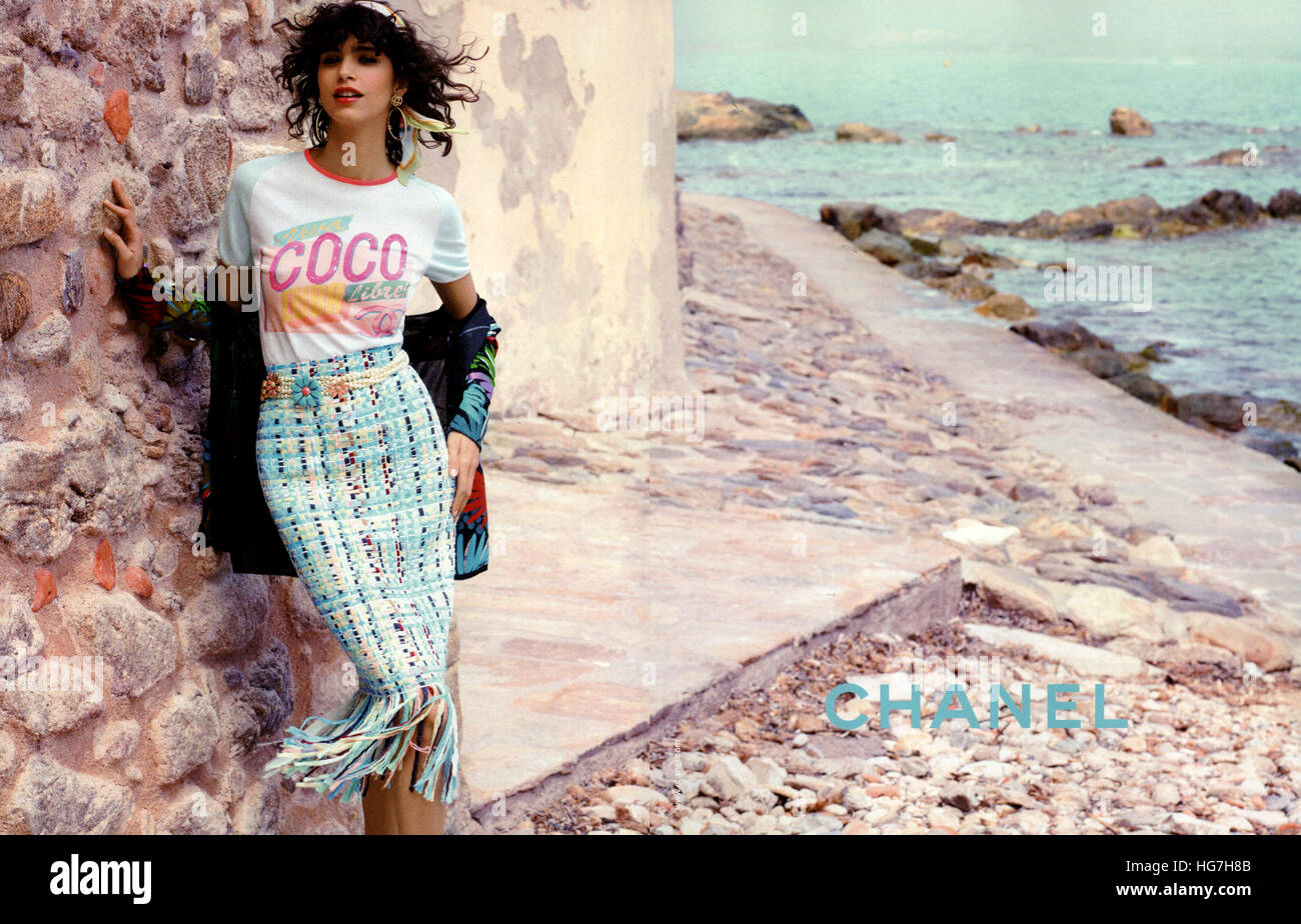 2010s UK Chanel Magazine Advert Stock Photo - Alamy