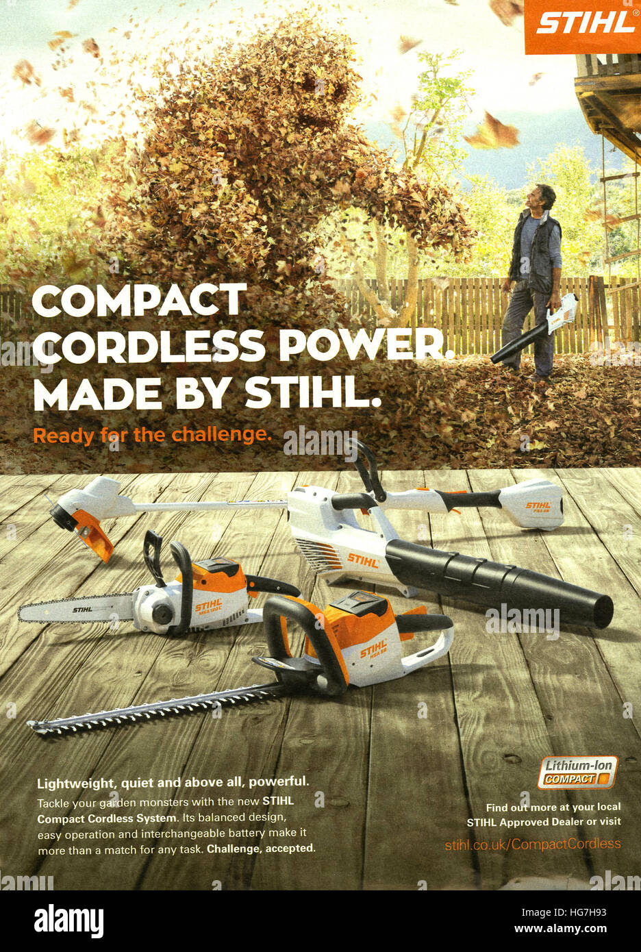 2010s UK STIHL Magazine Advert Stock Photo - Alamy
