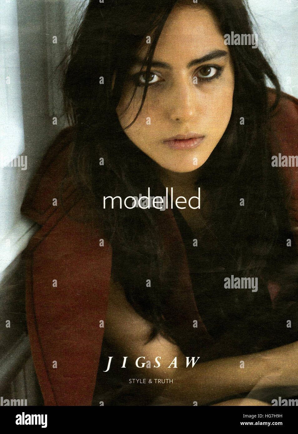 2010s UK Jigsaw Magazine Advert Stock Photo - Alamy