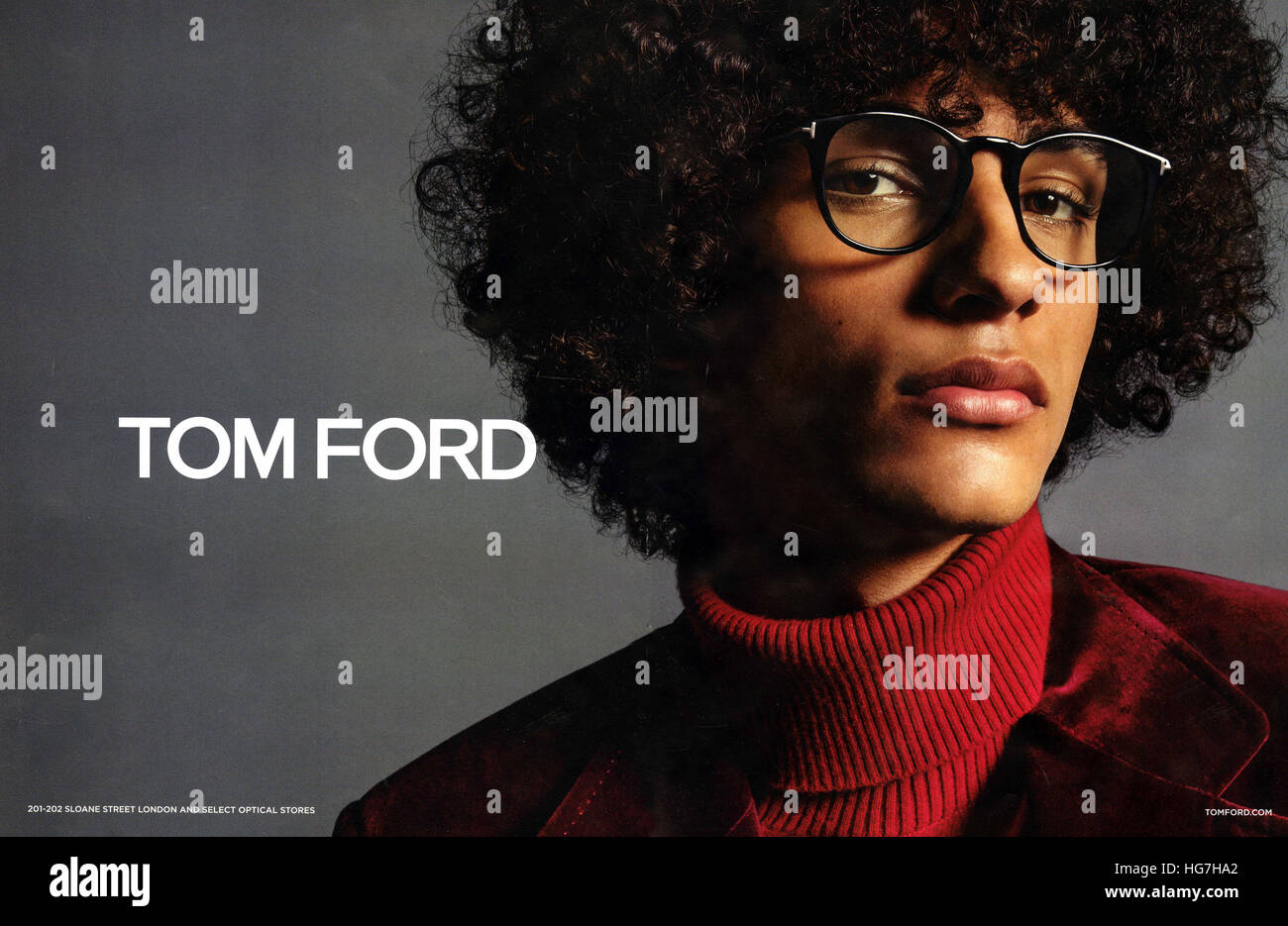 2010s UK Tom Ford Magazine Advert Stock Photo - Alamy