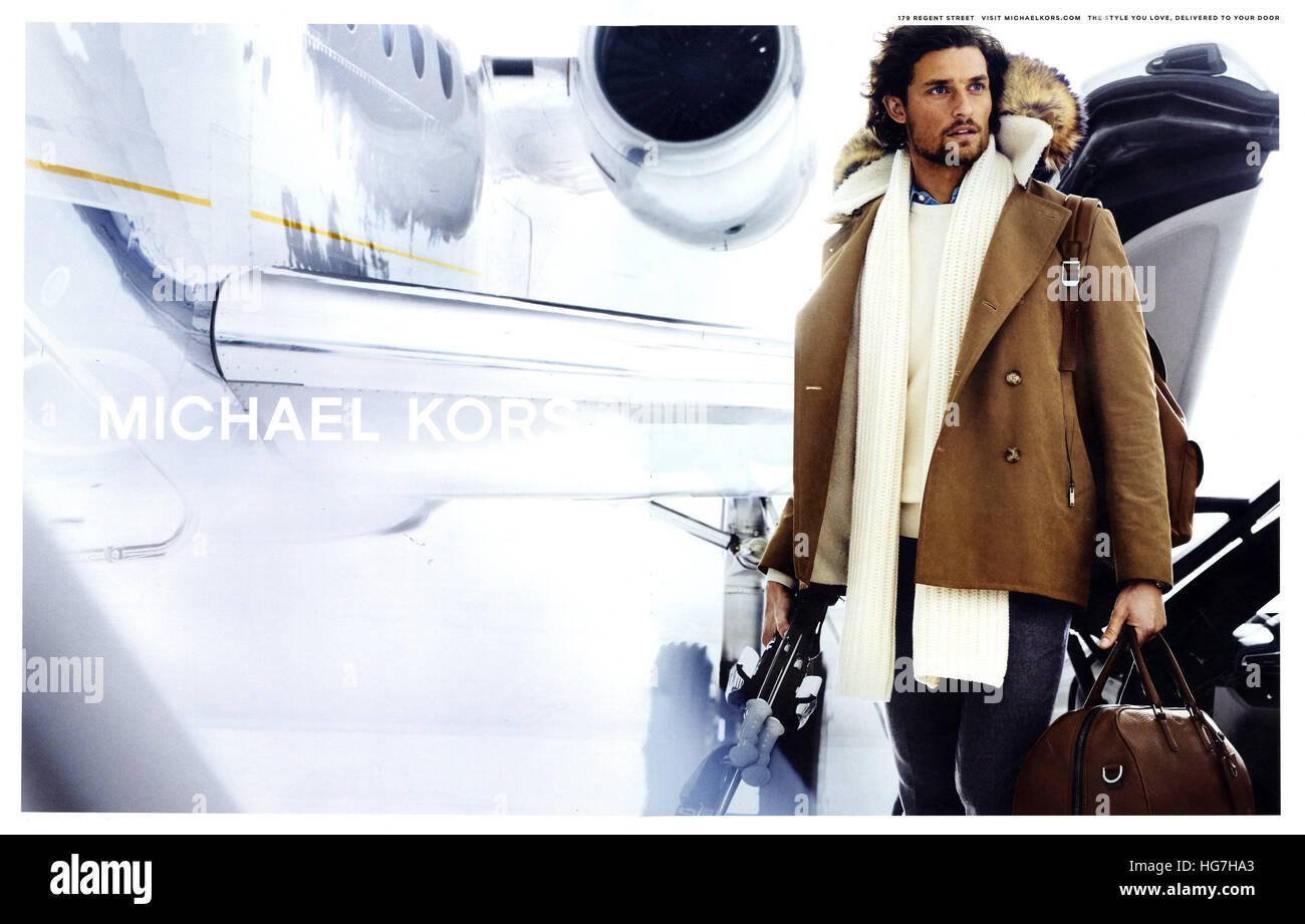 2010s UK Michael Kors Magazine Advert Stock Photo - Alamy