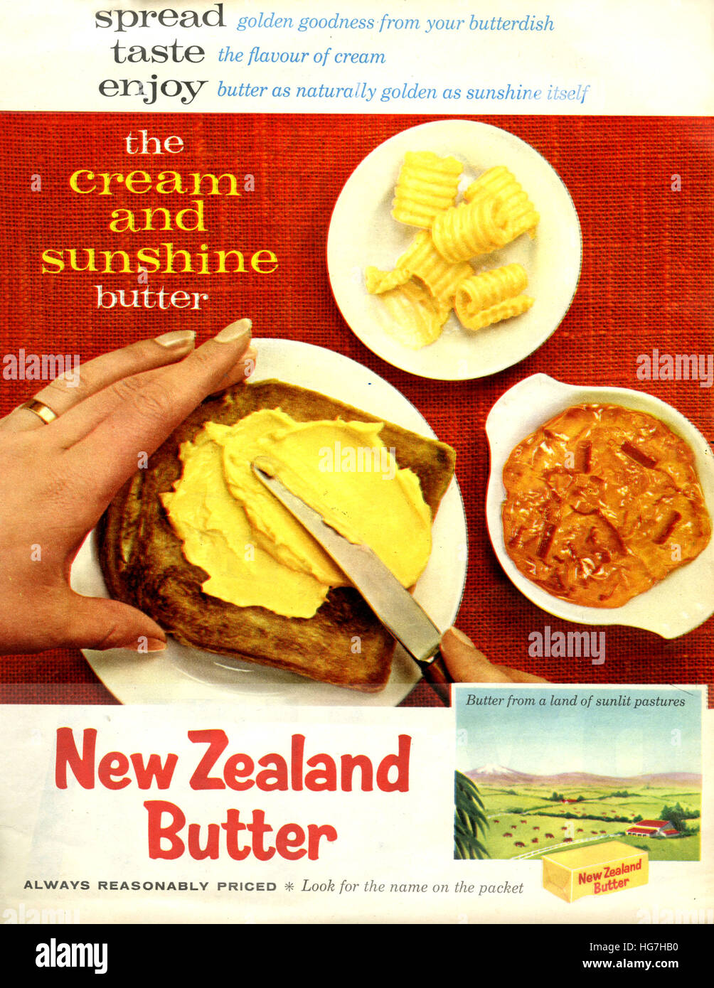 1960s UK Magazine Advert Stock Photo - Alamy