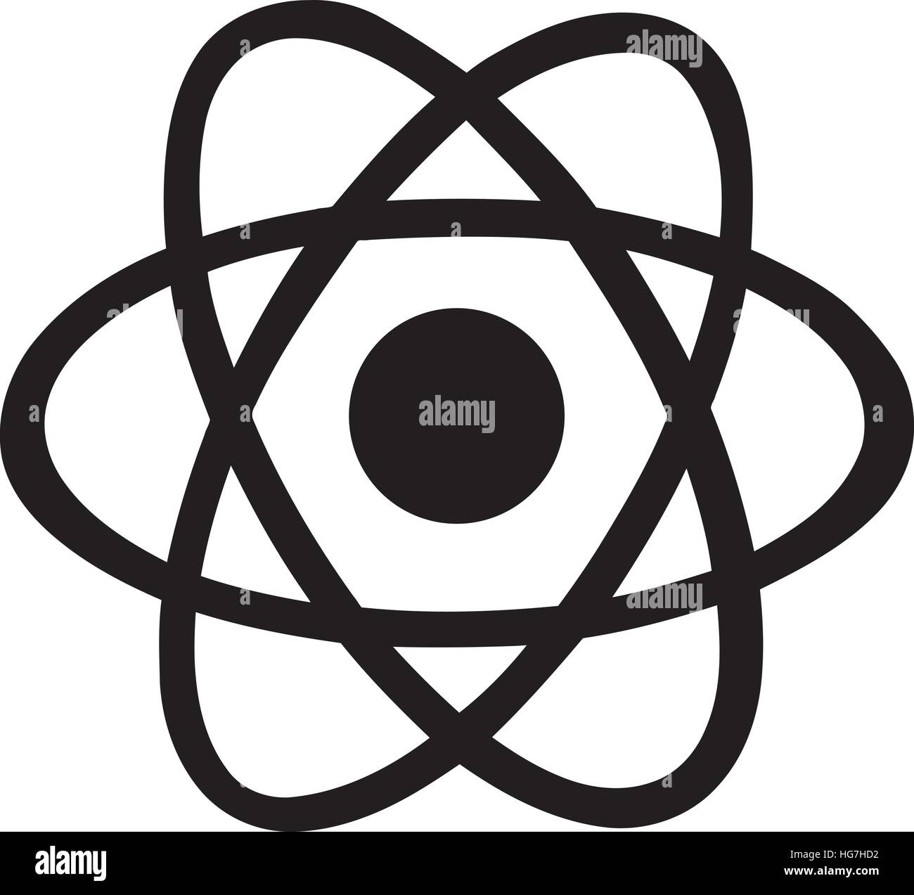 Atom icon hi-res stock photography and images - Alamy