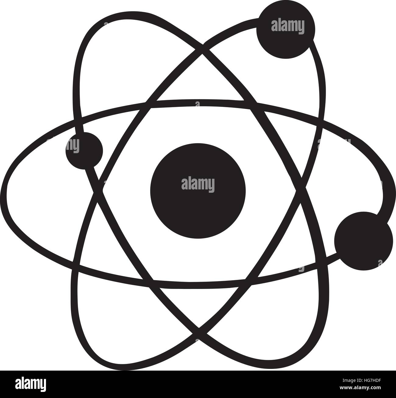 Atom sign Stock Vector Images - Alamy