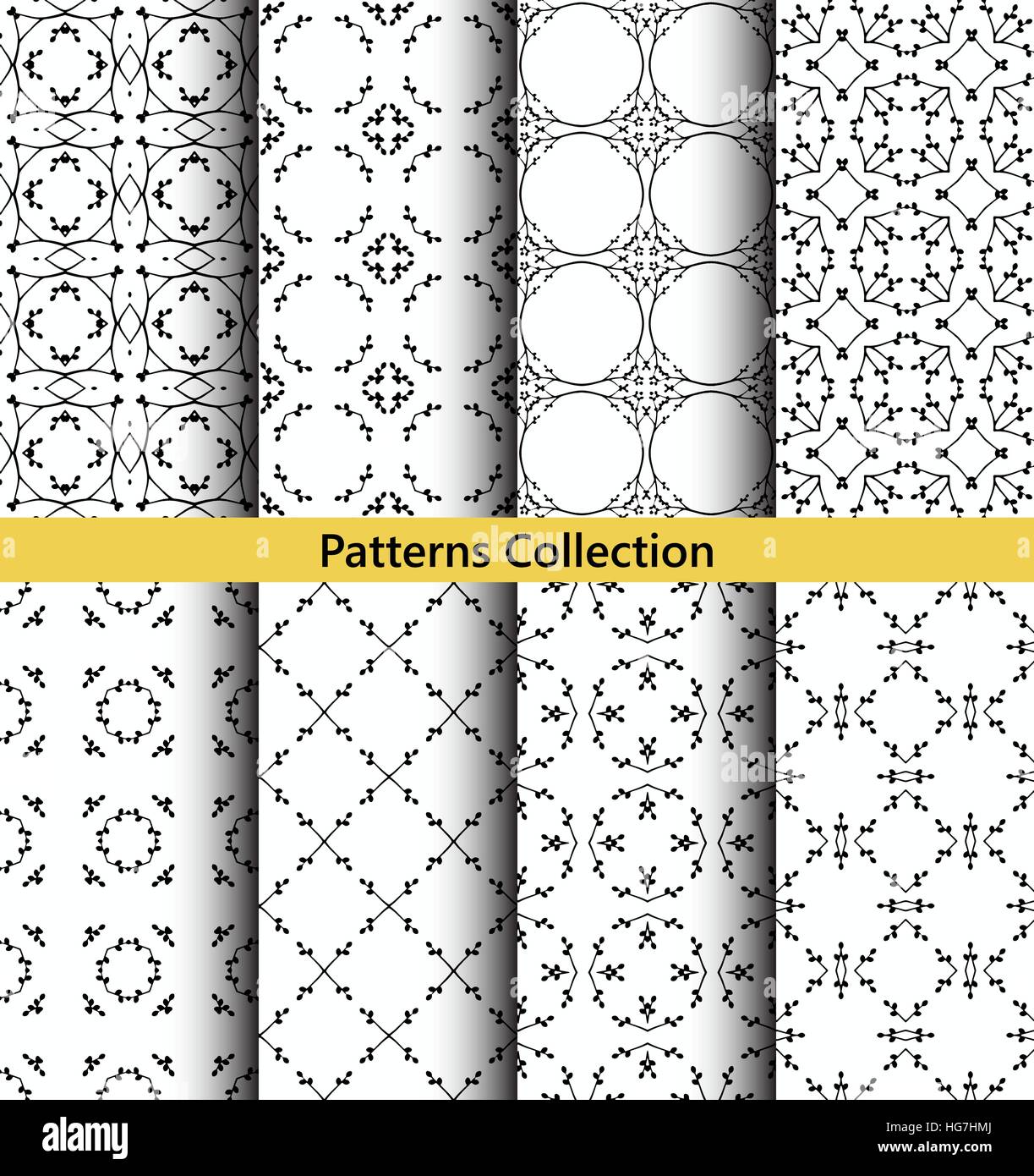 Patterns Floral Hand Drawn Stock Vector Image & Art - Alamy