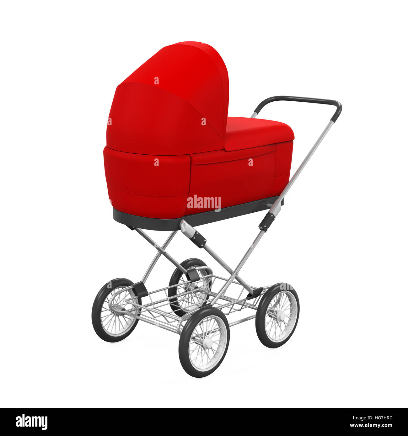 Baby Stroller Isolated Stock Photo - Alamy
