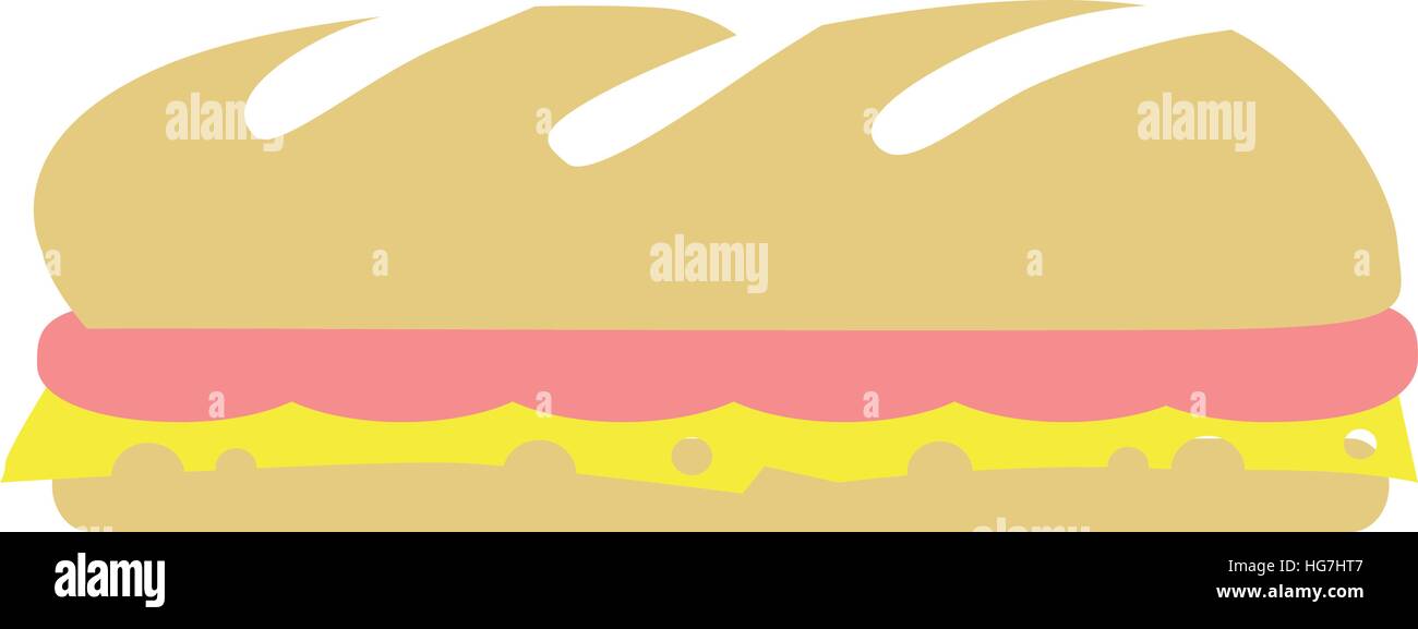 Ham sandwich sign Stock Vector Images - Alamy