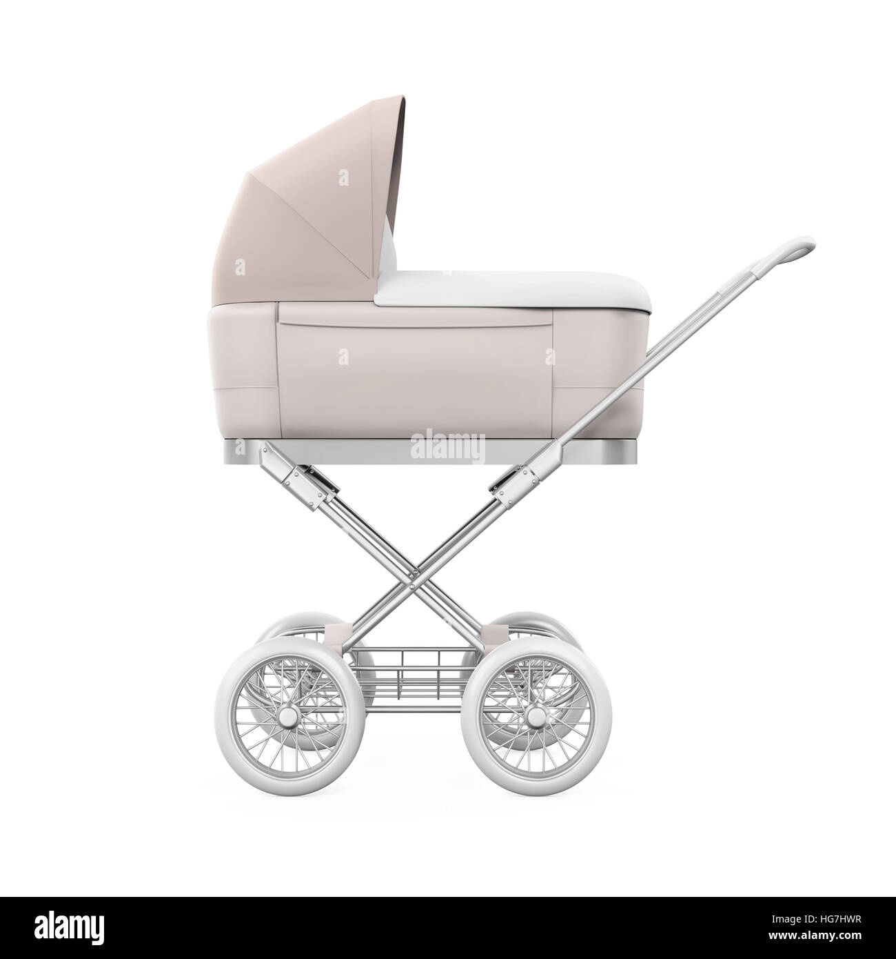 Baby Stroller Isolated Stock Photo - Alamy