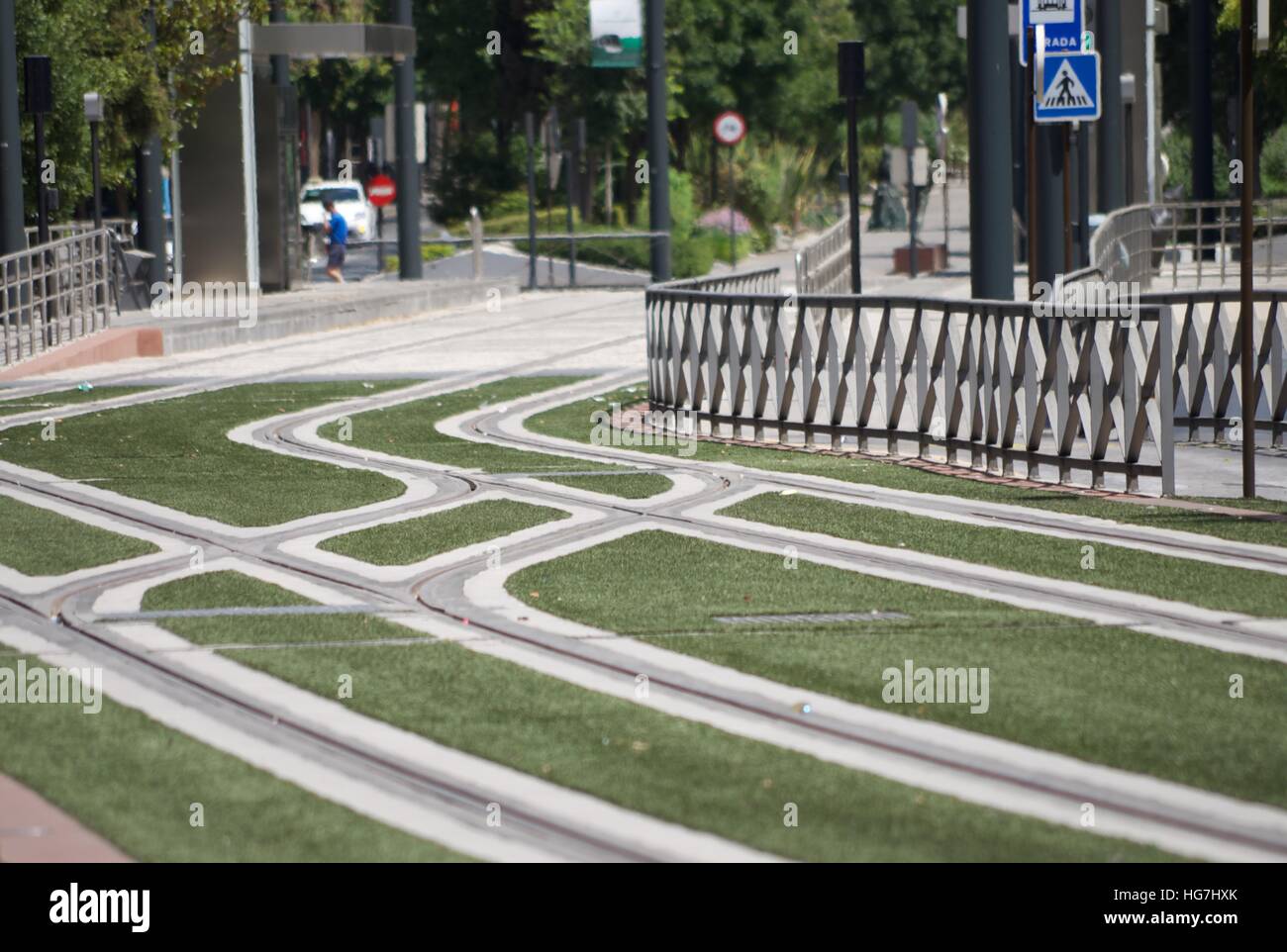 Tram tram track tram tracks trams hi-res stock photography and images ...